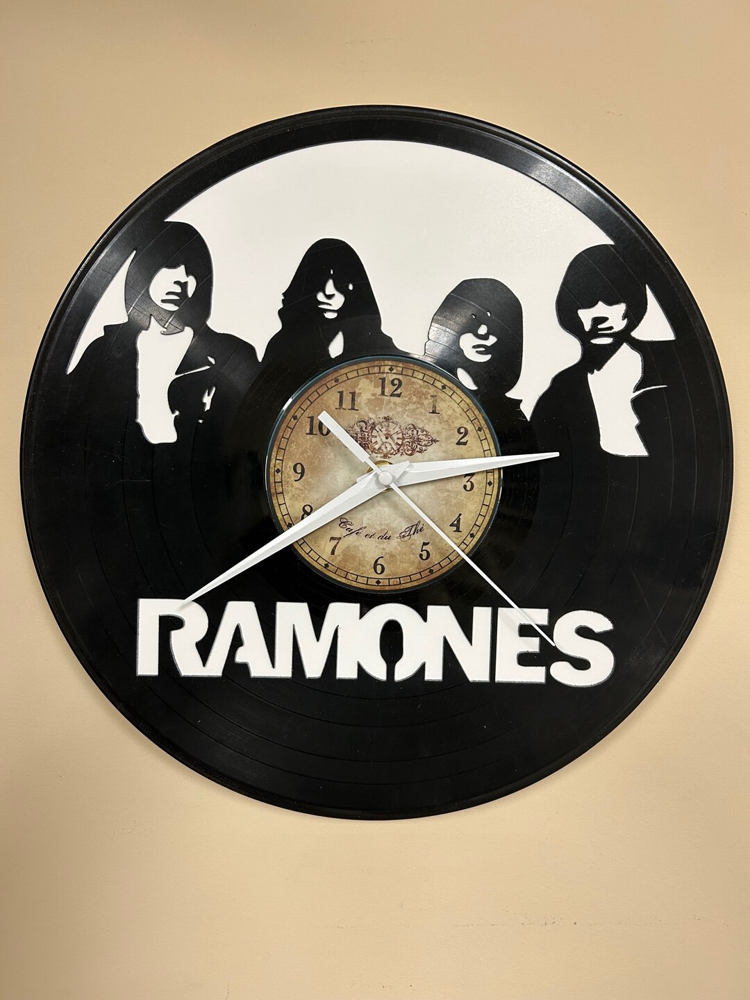 Laser CNC Cut Vinyl Record Album Clock RAMONES - Etsy