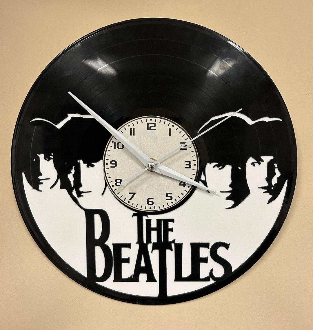 Vinyl Record Album Wall Clock - THE BEATLES - Etsy