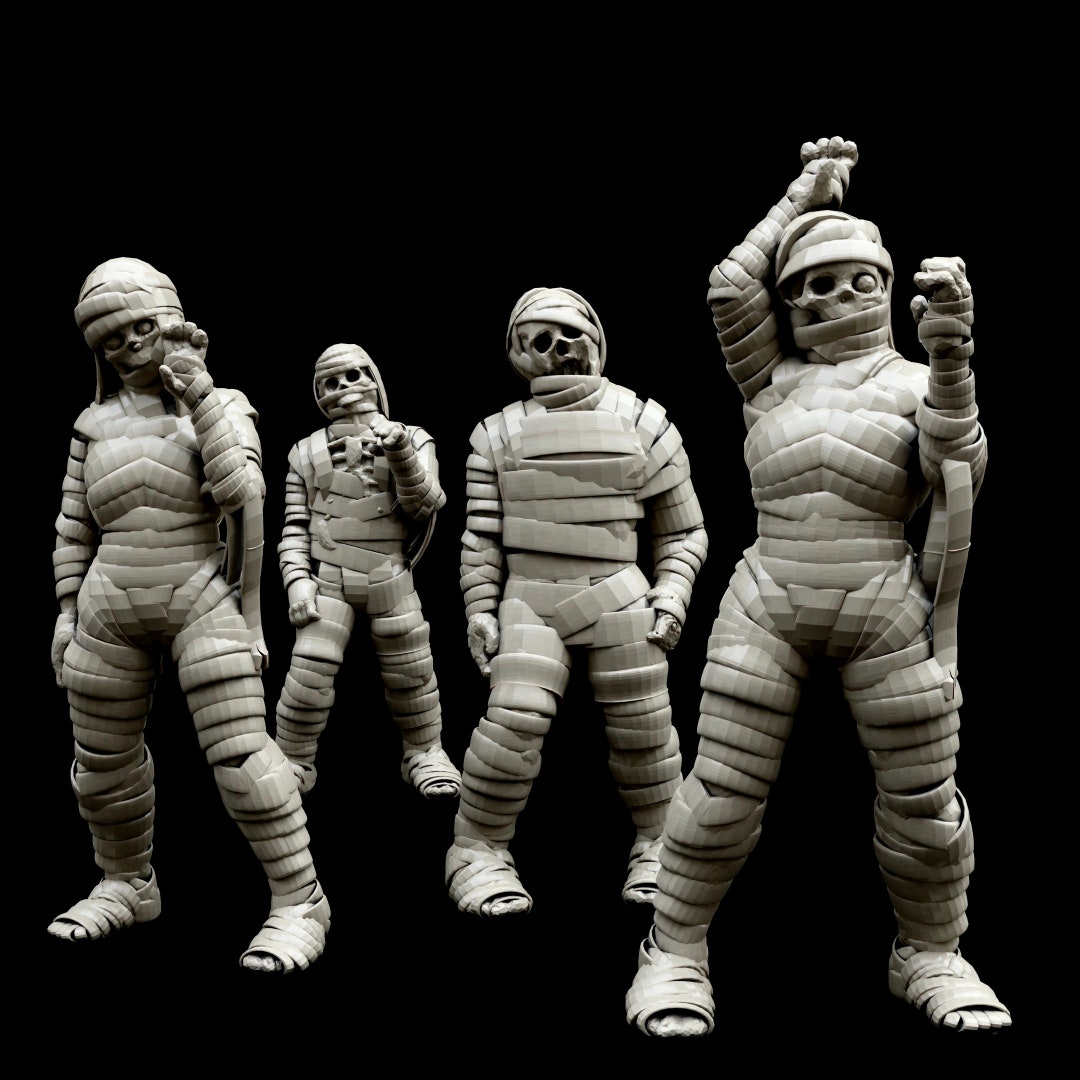 Mummies D&D Ncps 3D Printed TGM-7 Ill Gotten Games - Etsy
