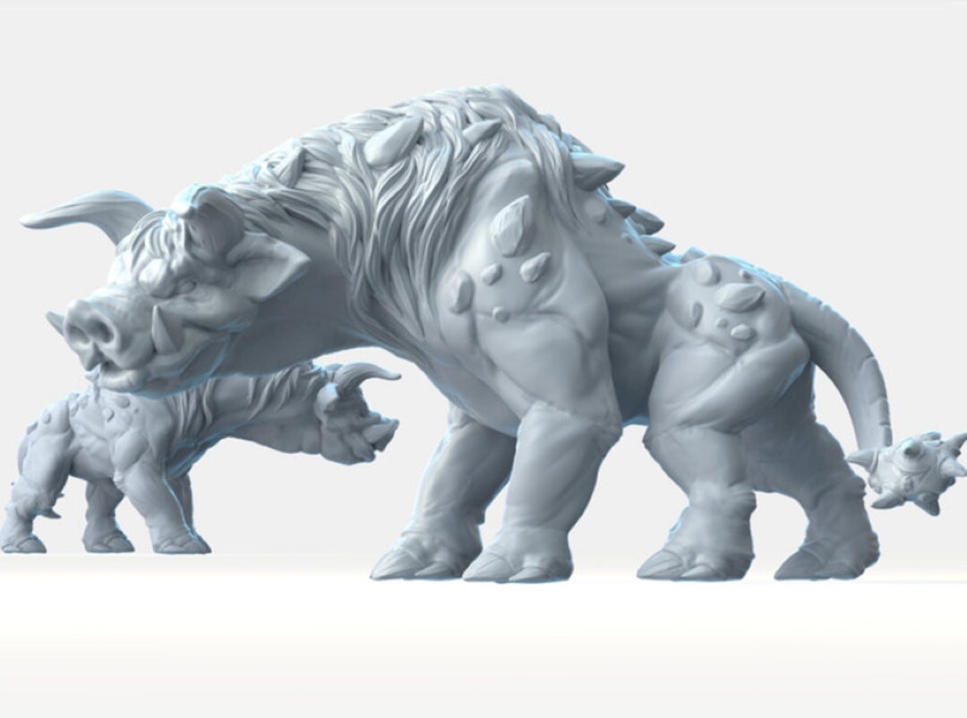 Catoblepas D&D Bestiary 2 - Etsy