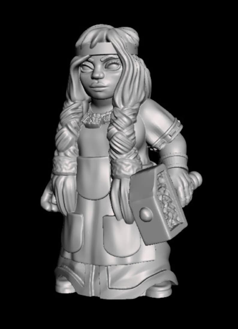 Female Dwarves D&D Onmioji TGM-7 - Etsy