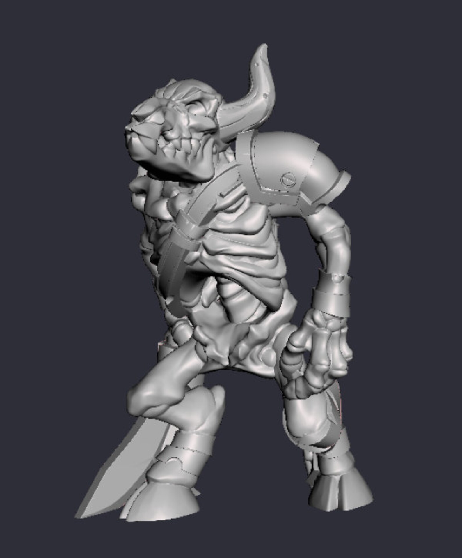 Minotaur Skeleton D&D Bestiary 3 28mm 32mm - Etsy UK