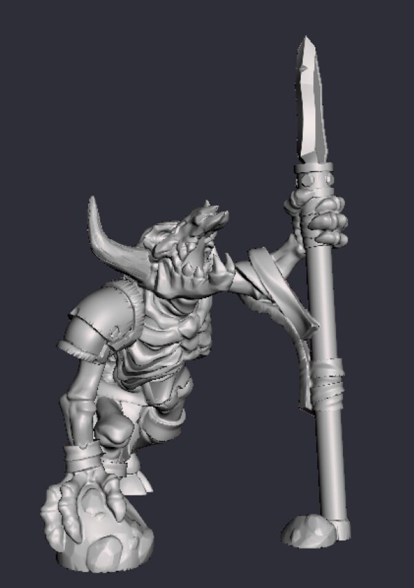 Minotaur Skeleton D&D Bestiary 3 28mm 32mm - Etsy UK