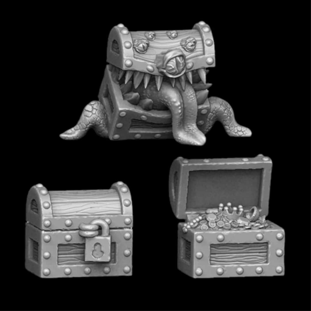 Chest Mimic D&D Onmioji - Etsy
