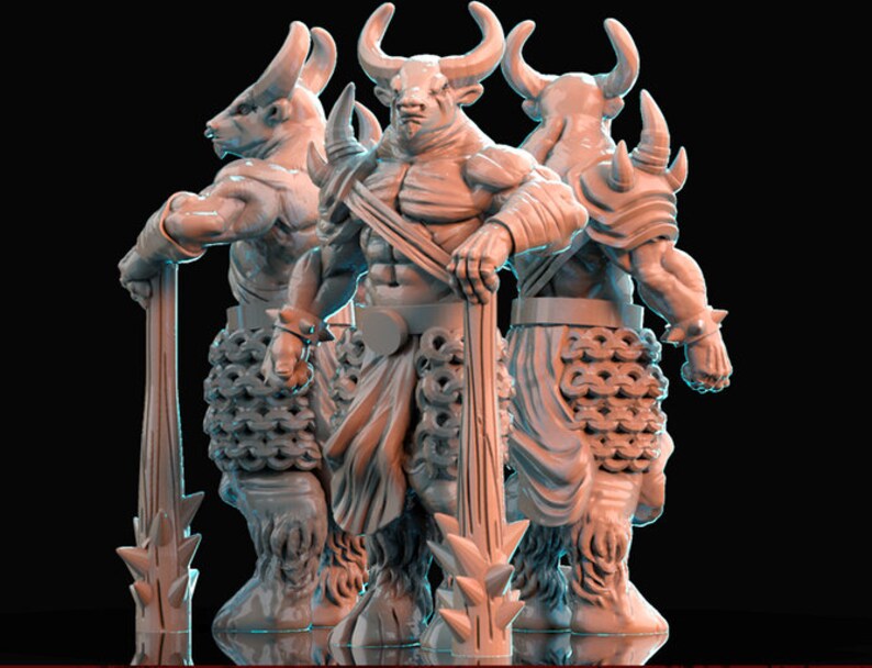 Minotaur D&D Bestiary - Etsy