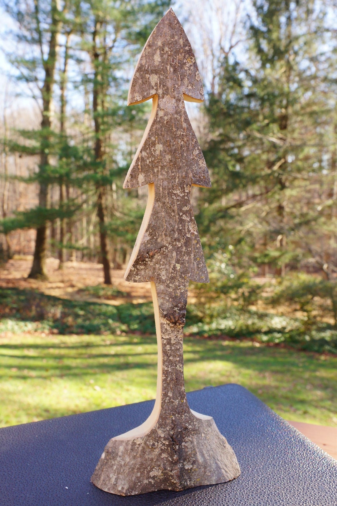 L Carved Wooden Tree #1 - Etsy