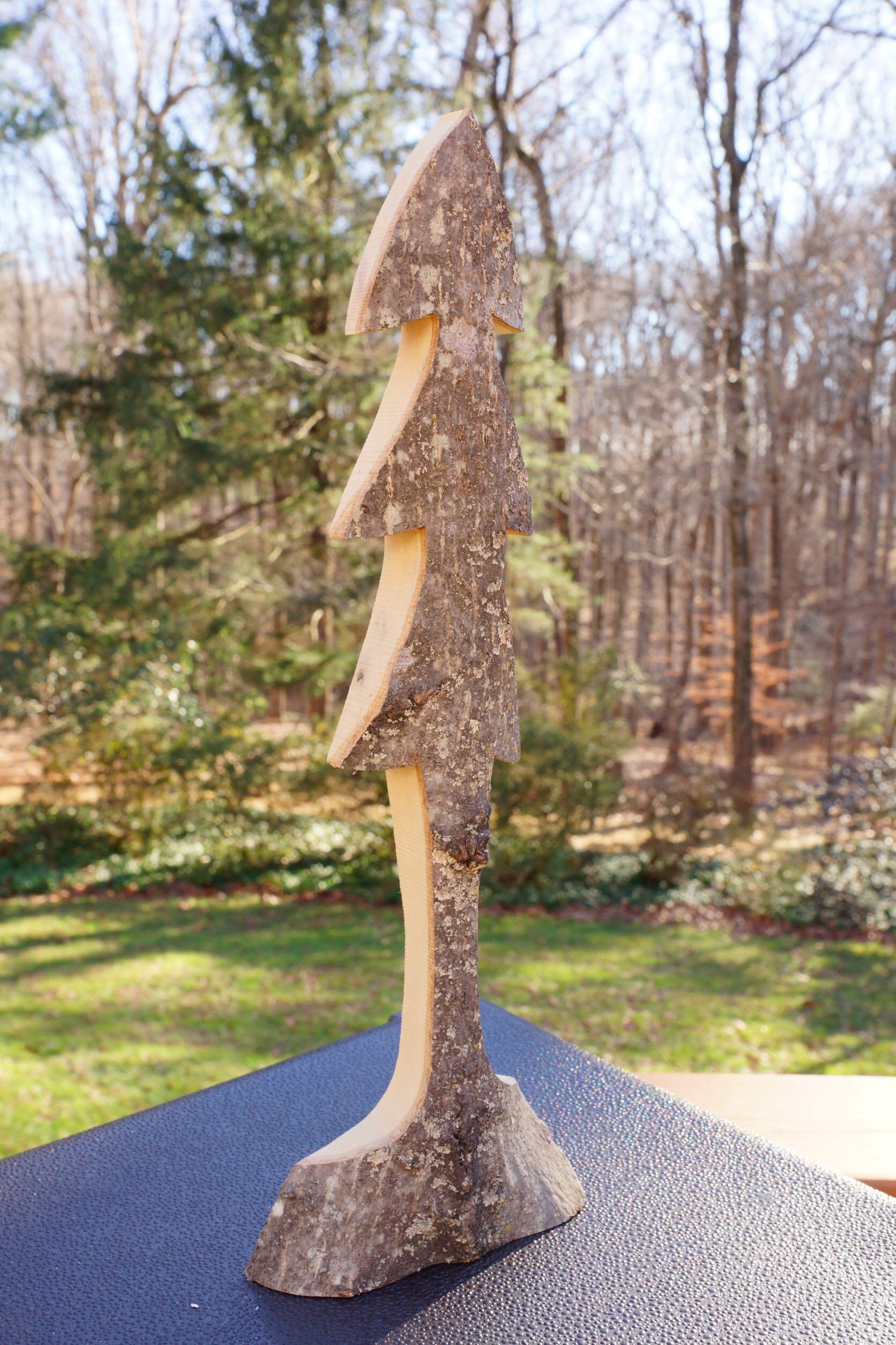 L Carved Wooden Tree 1 - Etsy