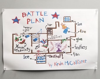 Home alone map | Etsy