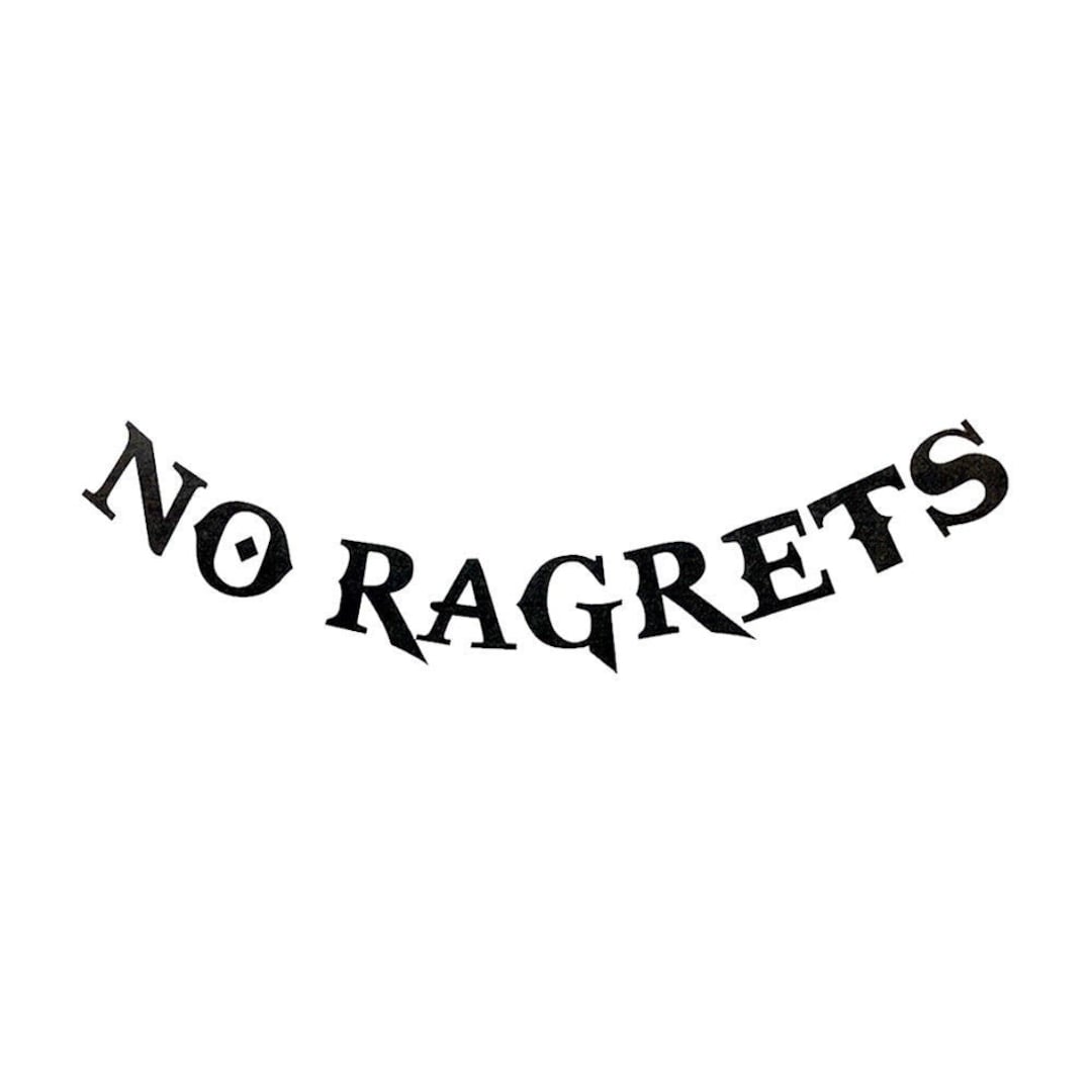 No Ragrets Temporary Tattoo We're the Millers Movie - Etsy Norway