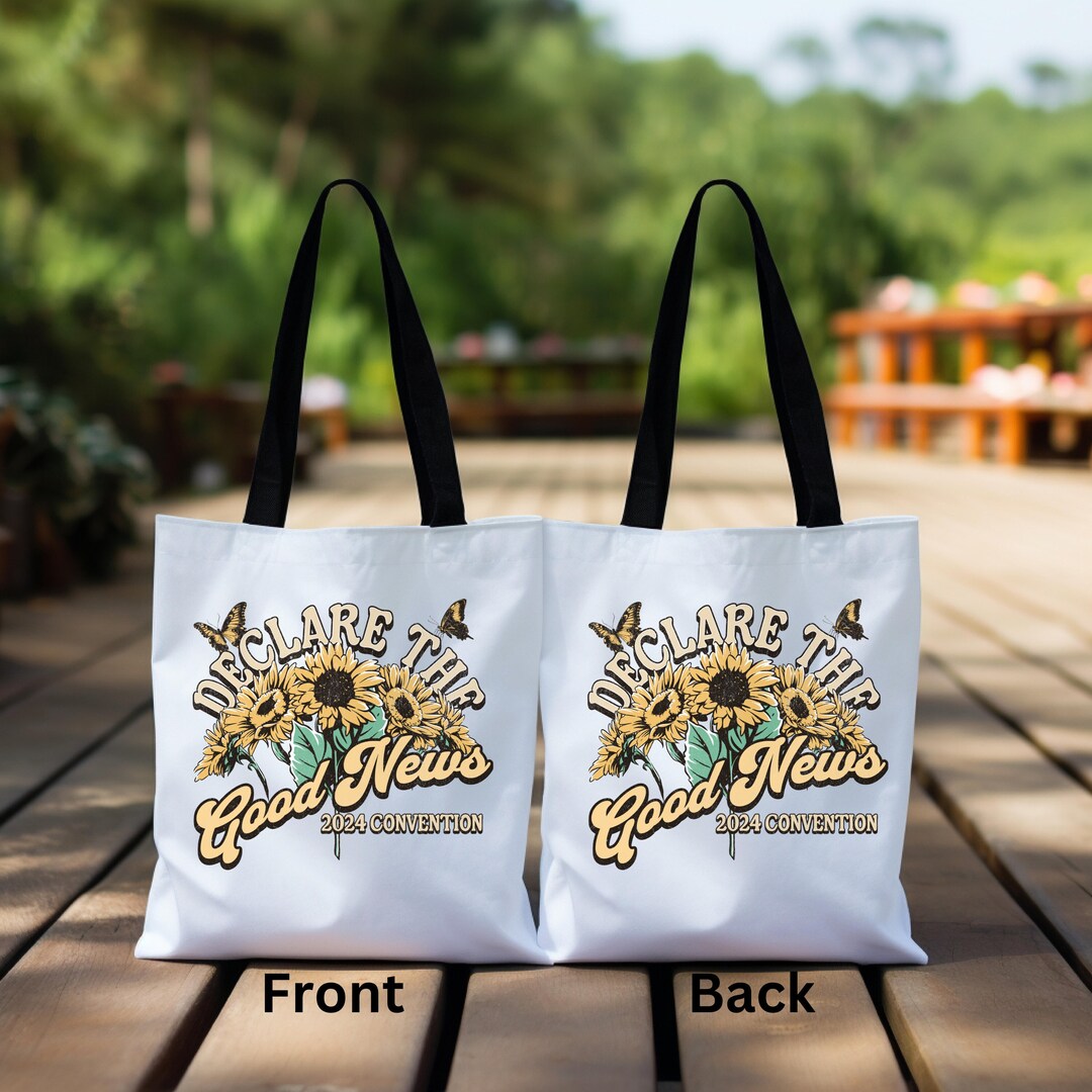 Book Bag for Convention, Declare the Good News 2024 Convention Tote ...