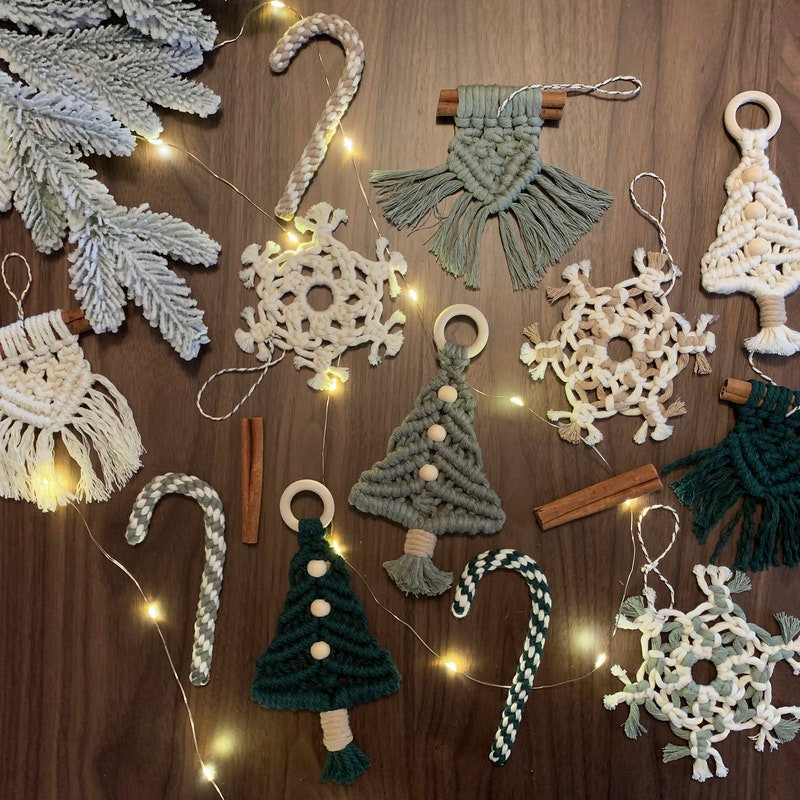 Macrame Ornament - Etsy
