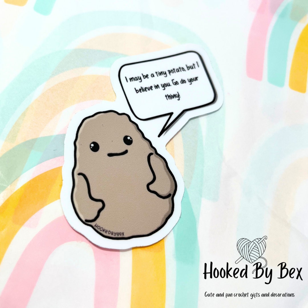 Positive Potato Sticker - Pick Me Up, Just Because, Stationery Decor ...