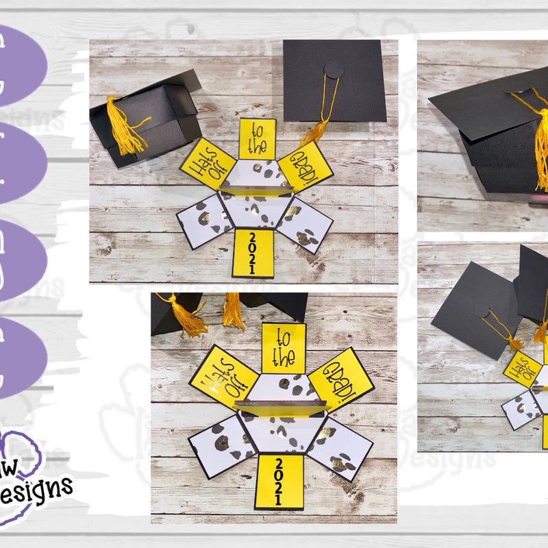 Graduation Card Svg - Etsy
