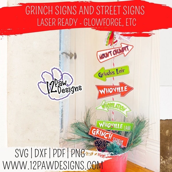 Grinch Sign - Etsy