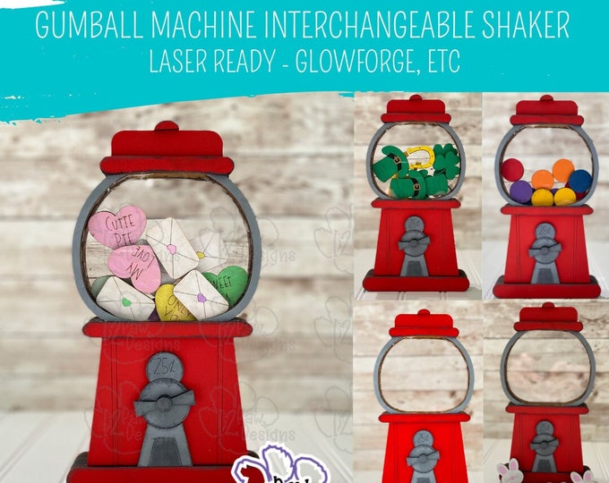 Beach Summer Gumball Machine Filler File Asvg, Gumball Tiered Tray ...