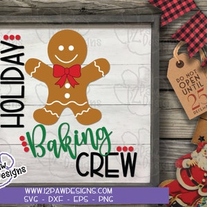 Holiday Baking Crew - Gingerbread - Etsy