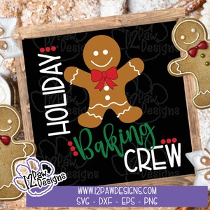Holiday Baking Crew - Gingerbread - Etsy