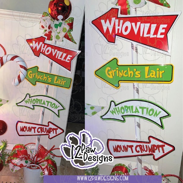 Grinch Arrows - Etsy