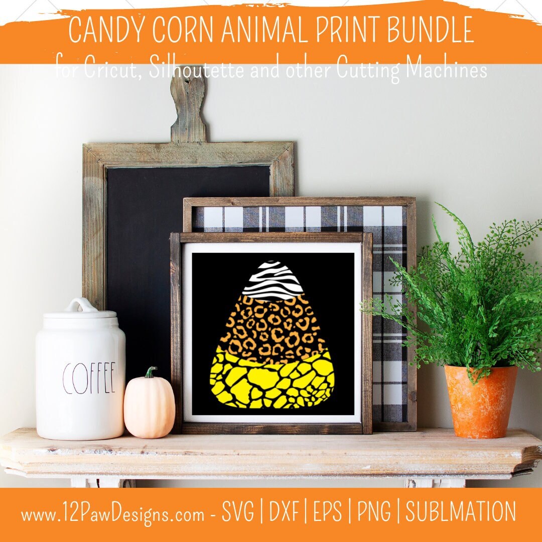 Candy Corn Animal Print Bundle, Candy Corn Bundle, Candy Corn Leopard ...