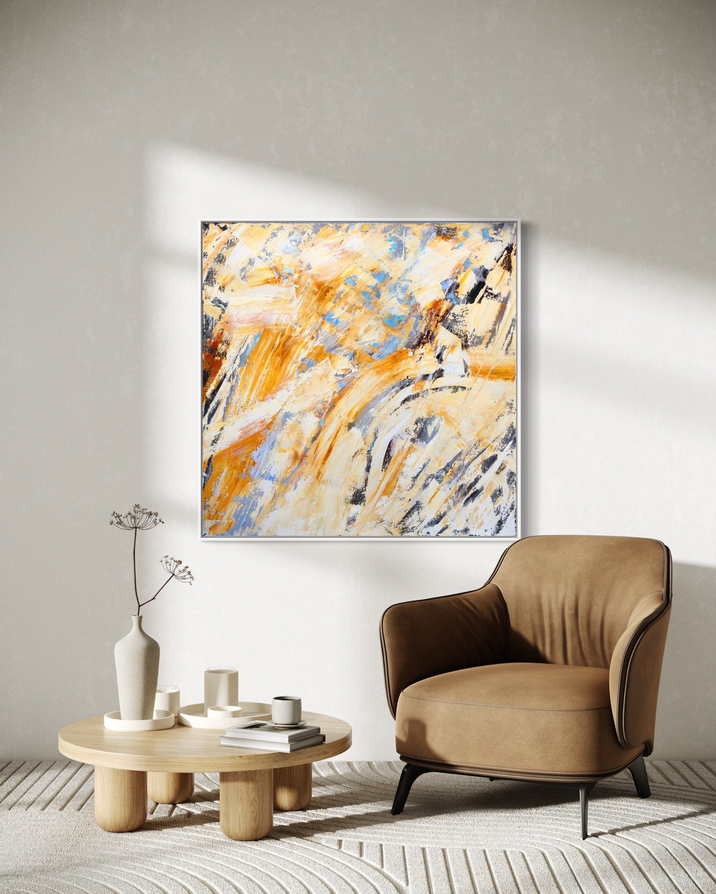 Mercy and Provision, Large Original Oil Painting, Abstract Painting ...