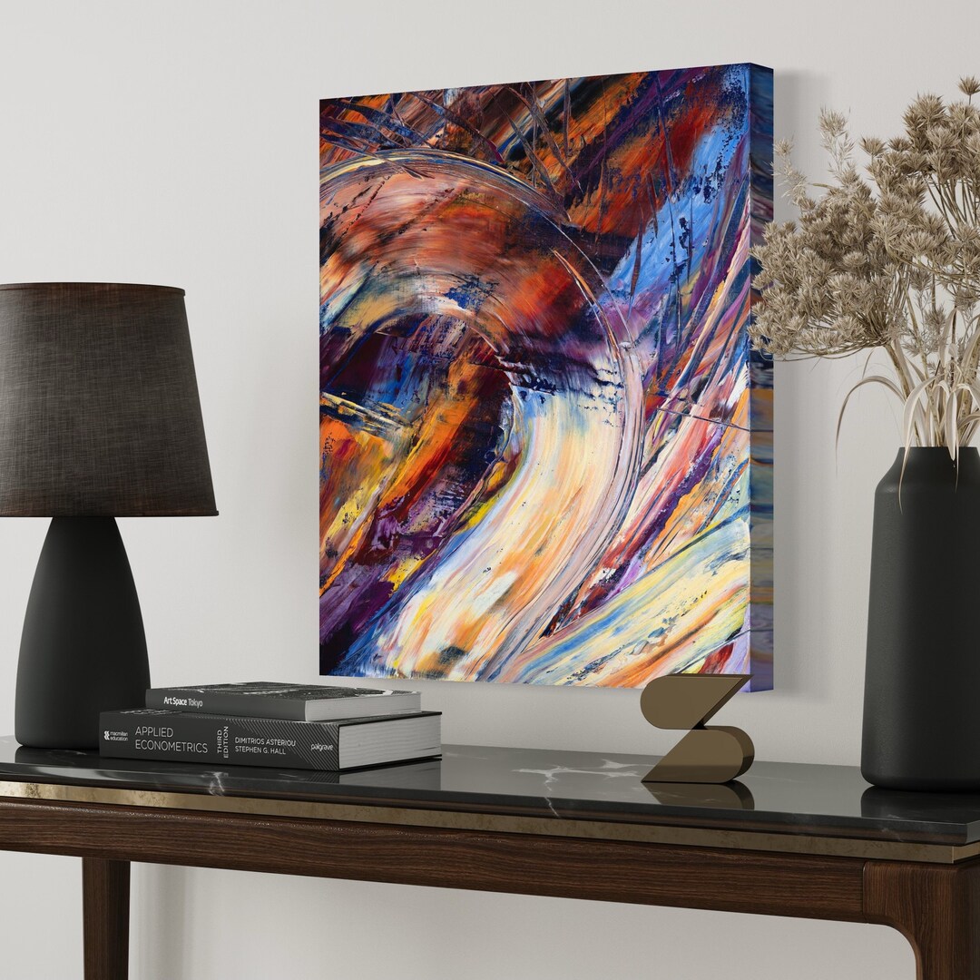 Abstract Print Turning Point, Original Painting Prophetic Art Christian ...