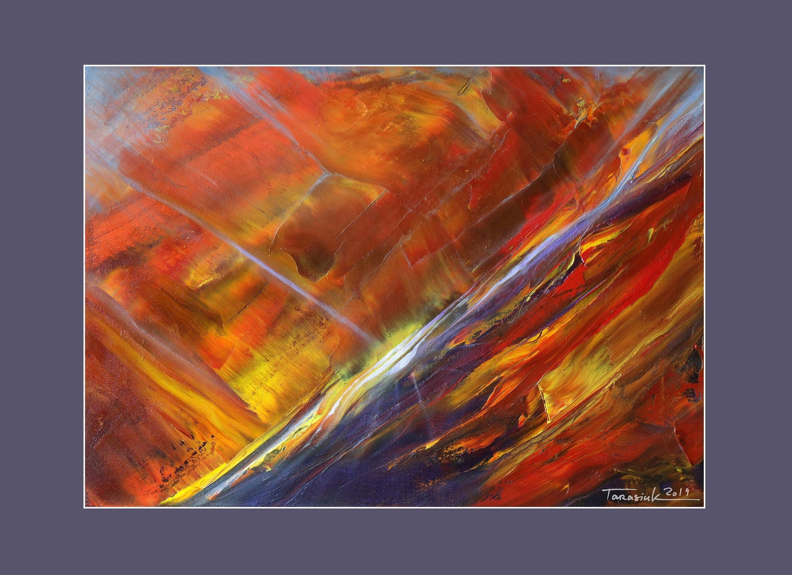 Abstract Print an Answered Prayer, Original Painting Prophetic Art ...