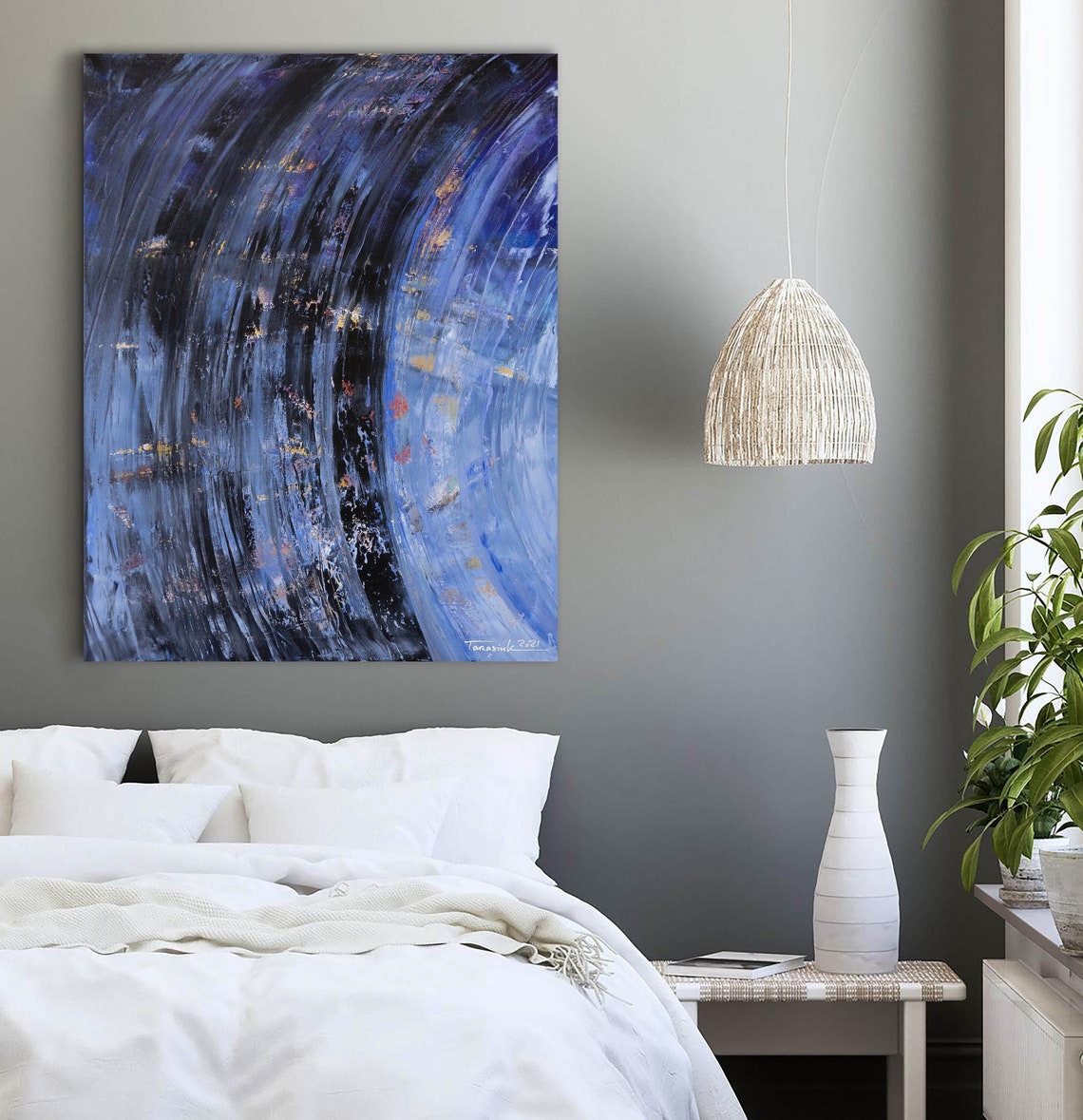 Purification, Abstract Print, Original Painting Prophetic Art Christian ...