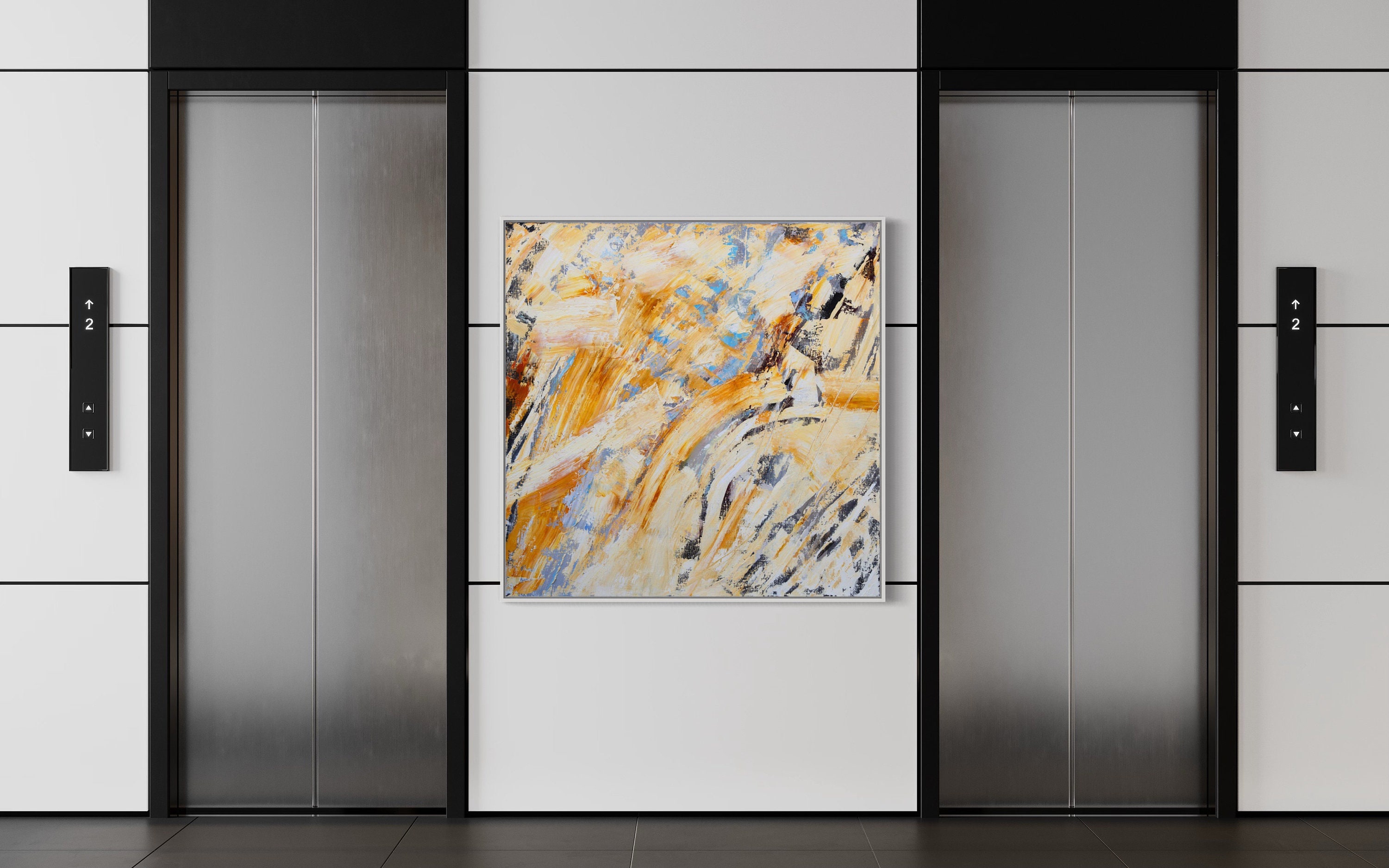 Mercy and Provision, Large Original Oil Painting, Abstract Painting ...