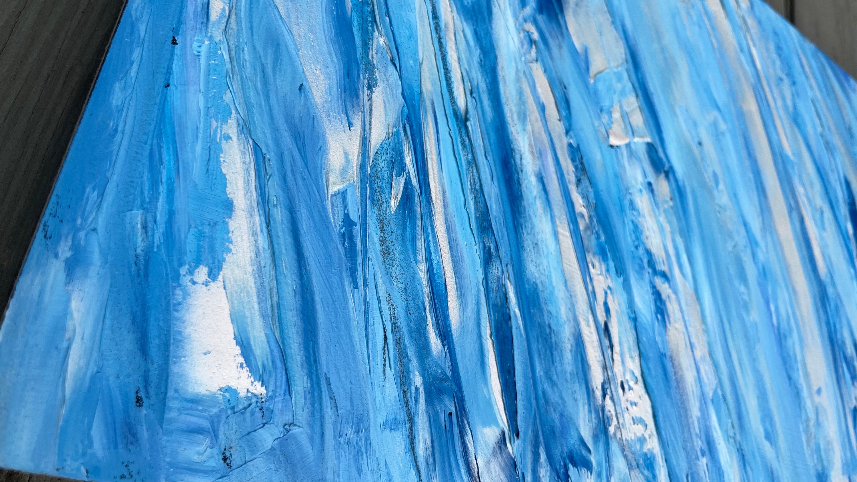 Healing River, Original Oil Painting, Abstract Painting, Modern Decor ...