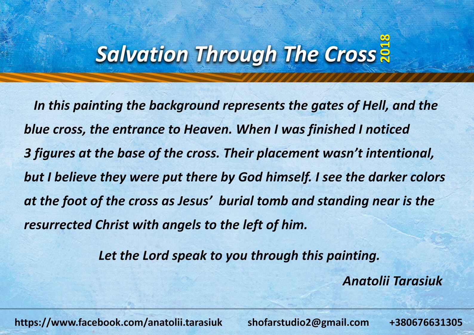 Abstract Print Salvation Through the Cross Original Painting - Etsy