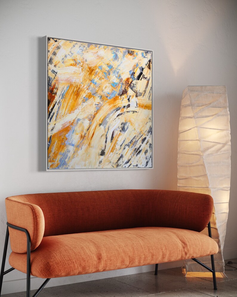 Mercy and Provision, Large Original Oil Painting, Abstract Painting ...