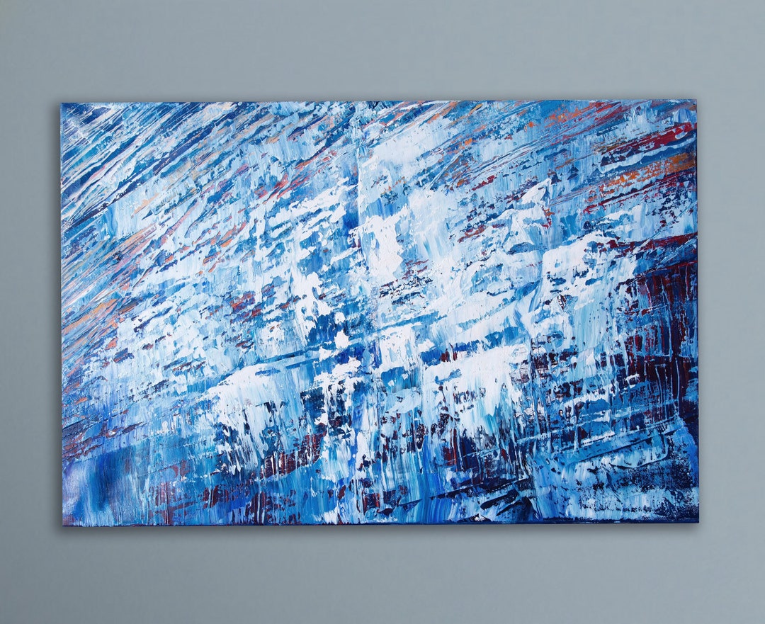 Purity of His Word, Print, Abstract Painting, Modern Decor, 3d Texture ...