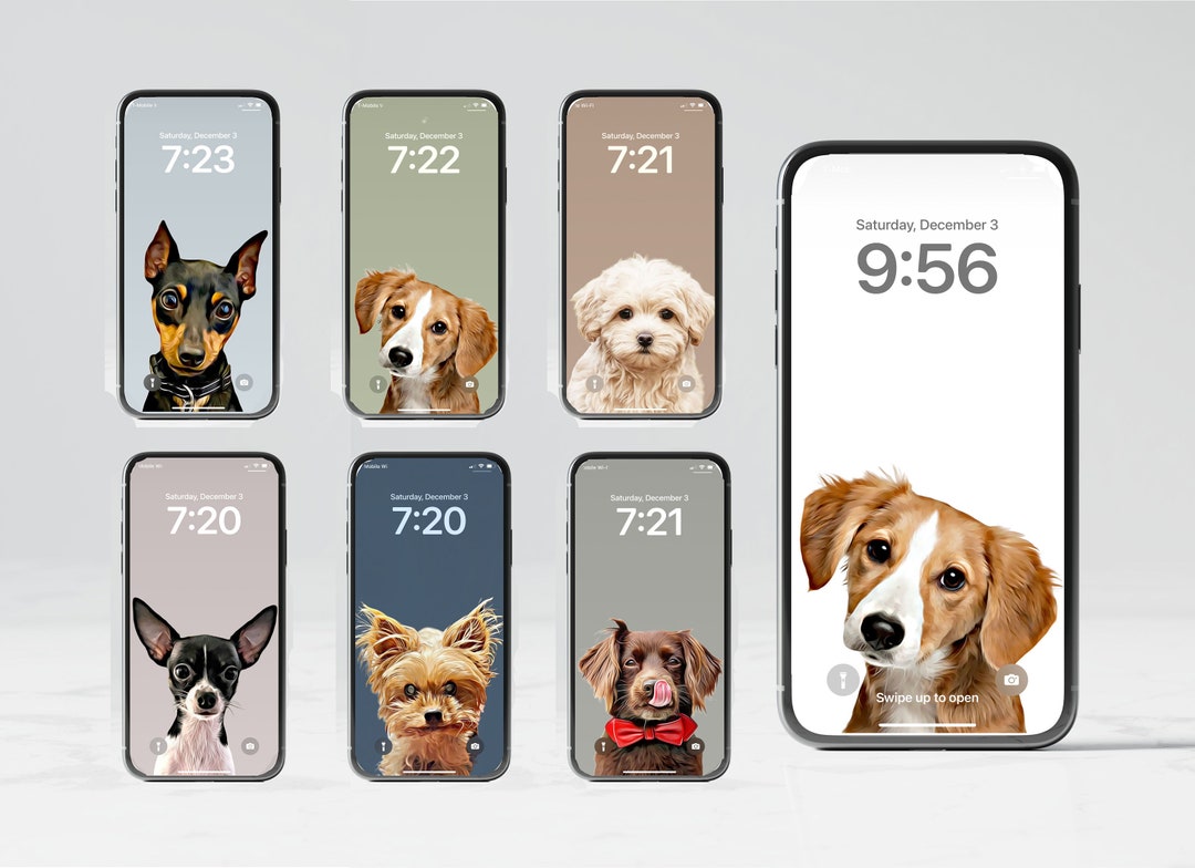 Pet Portrait Custom Pet Photo Personalized Dog Gift Dog - Etsy