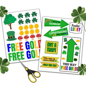 DIY Leprechaun Trap Kit Printable, St. Patrick's Day Craft, Leprechaun ...