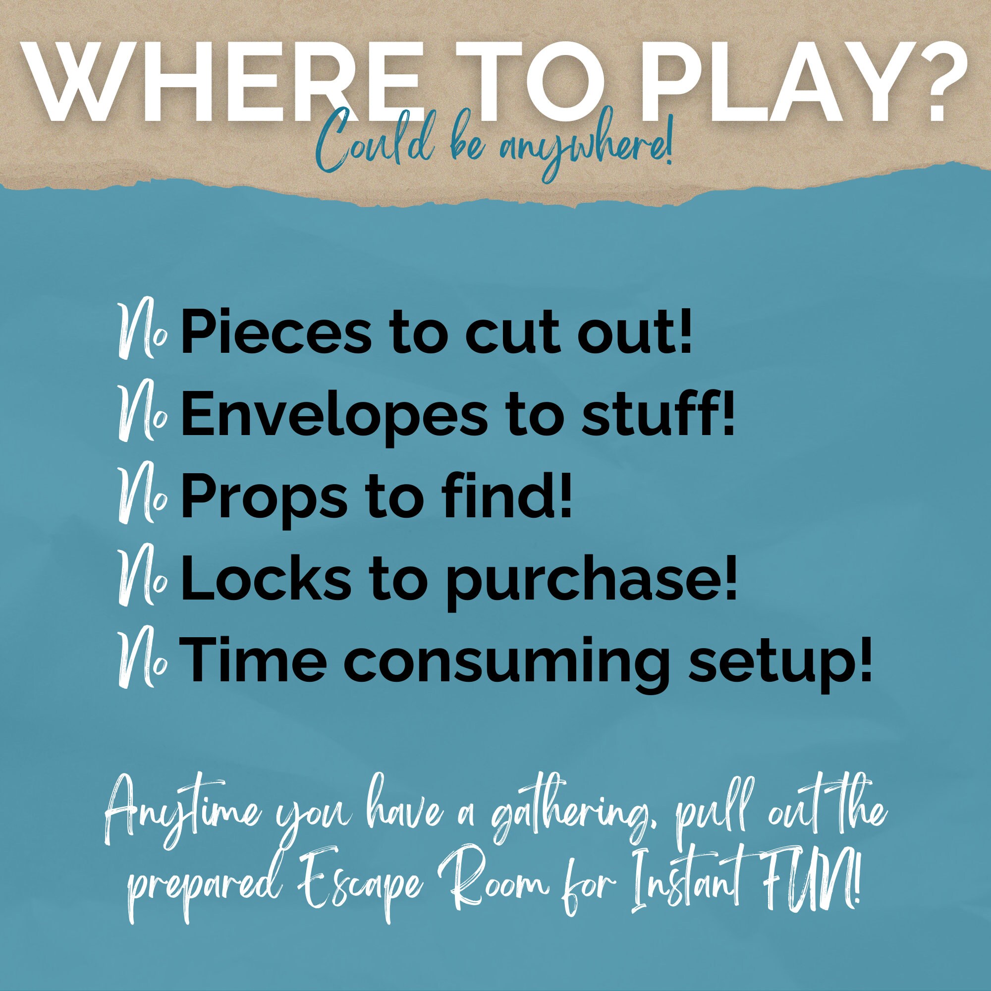 Birthday Escape Rooms for Kids, Printable Party Game, BIRTHDAY Theme ...