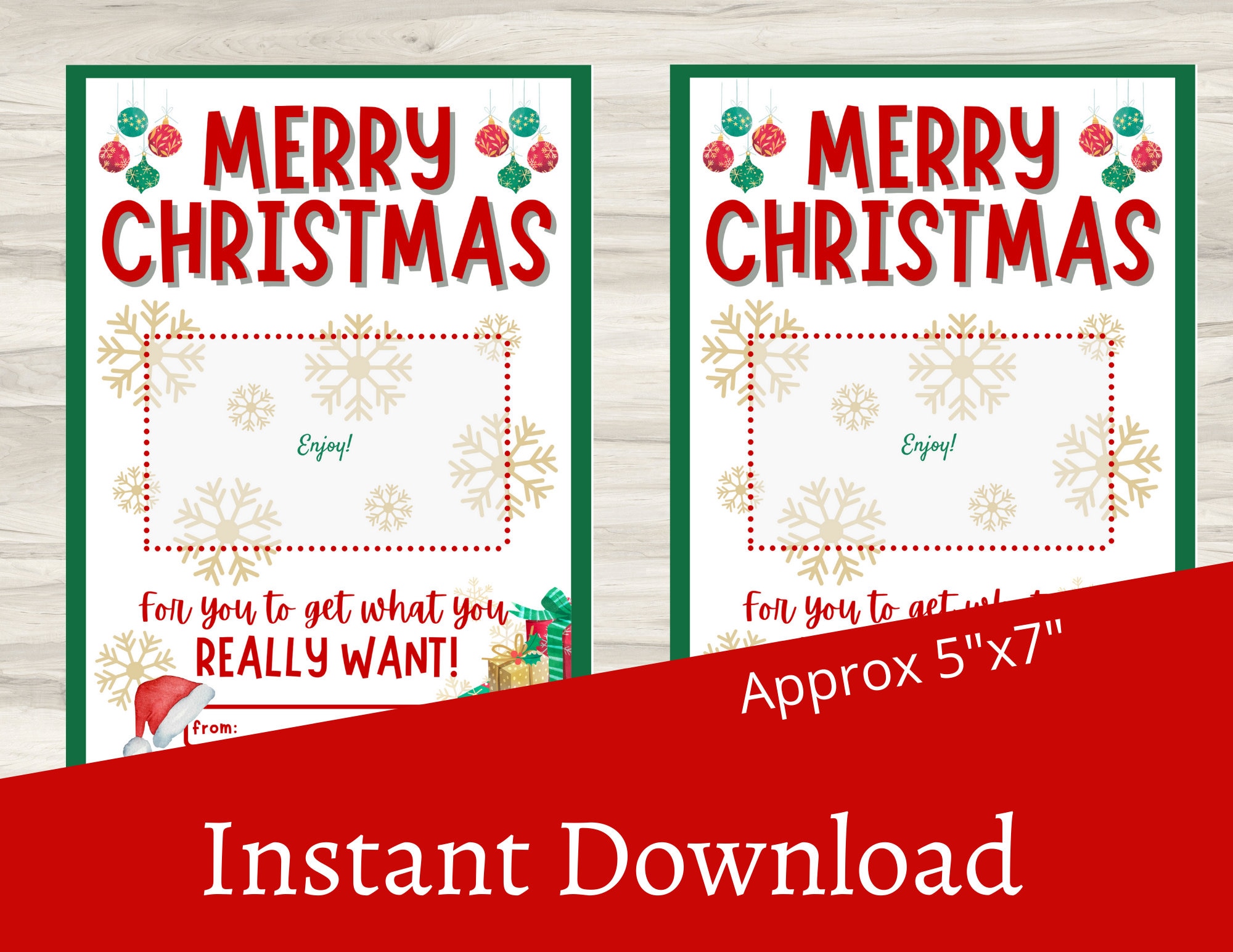 Printable Christmas Gift Card Holder, Teacher Gift Card Holder ...