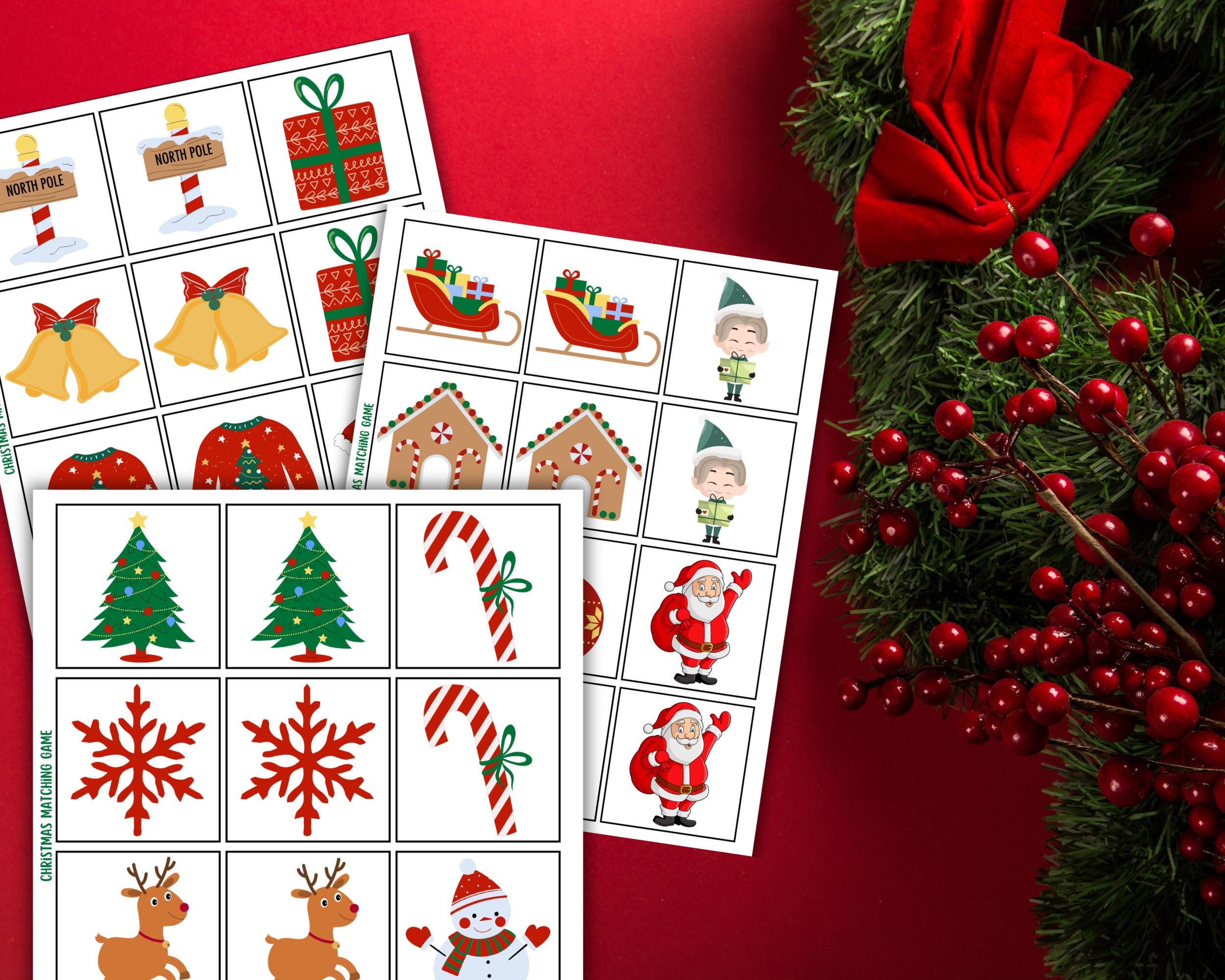 Printable Christmas Scavenger Hunt, Game Bundle, Christmas Party Games ...