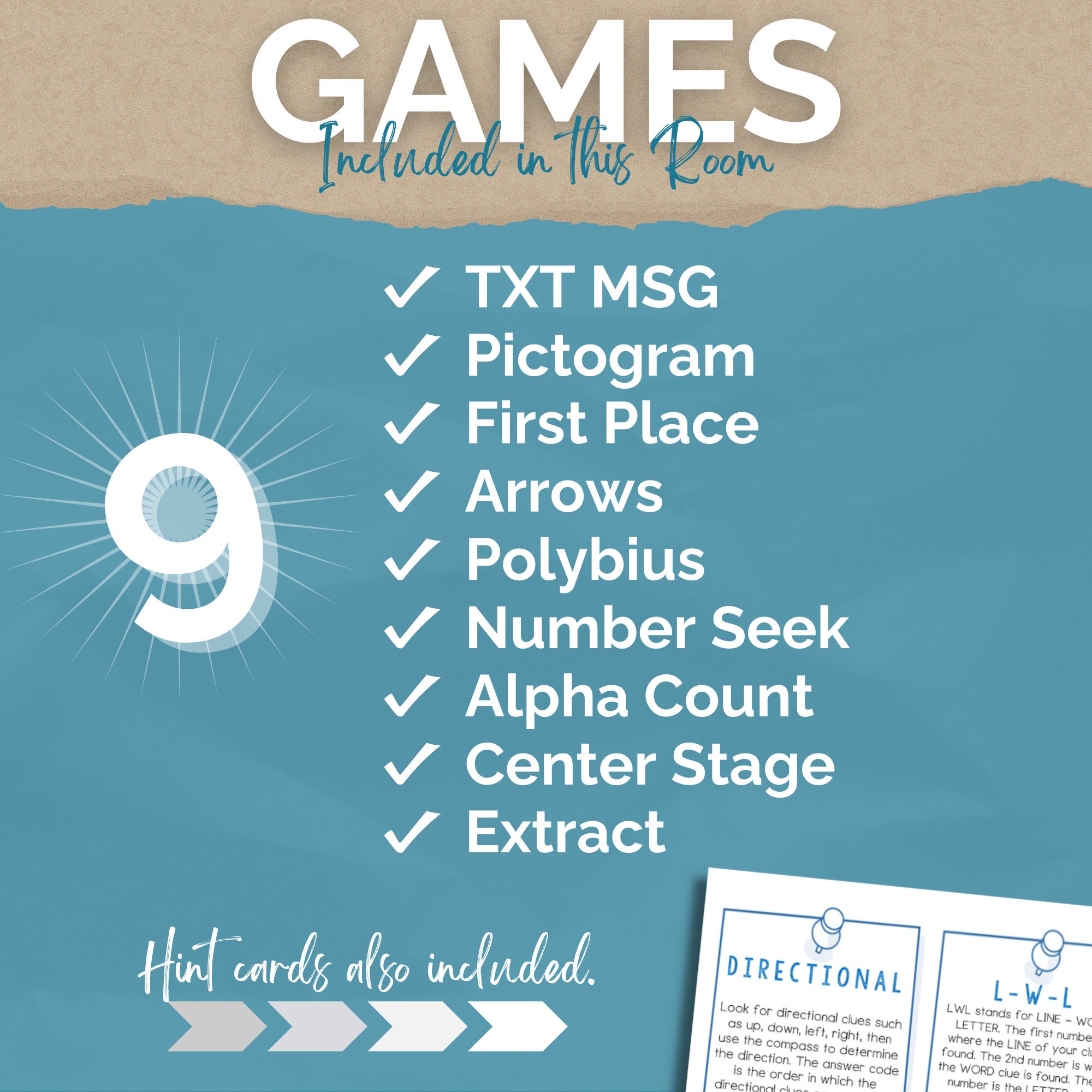 Birthday Escape Rooms for Kids, Printable Party Game, BIRTHDAY Theme ...