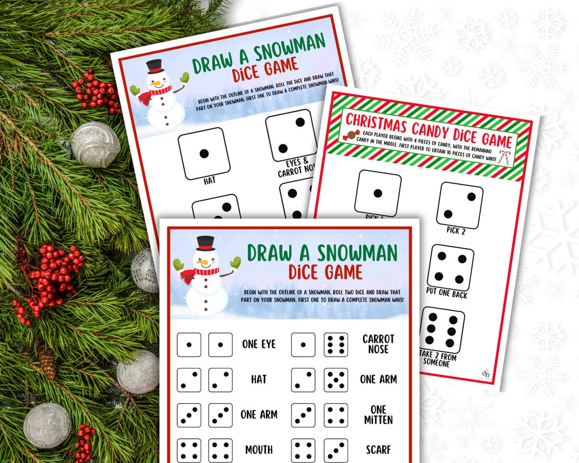 Printable Christmas Scavenger Hunt, Game Bundle, Christmas Party Games ...