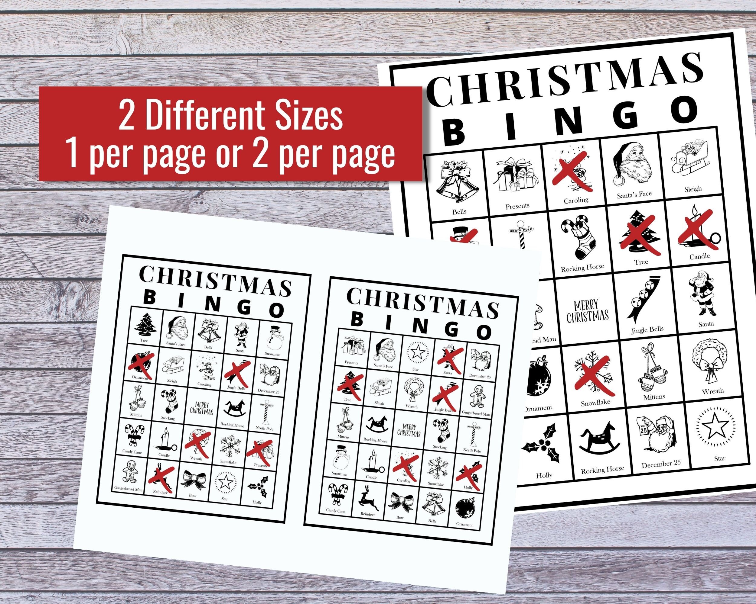 Christmas Bingo, Scavenger Hunt, Christmas Games, Christmas Printable ...