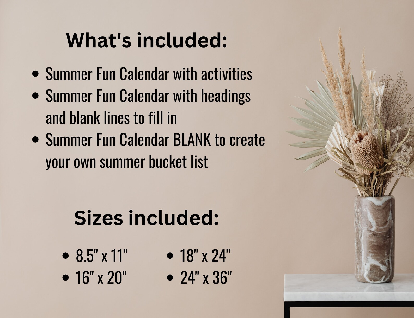 Summer Fun Calendar, Printable Summer Bucket List, Summer Activities ...