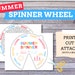 Summer Spinner Wheel, Printable to Do List, Summer Checklist, Kids to ...