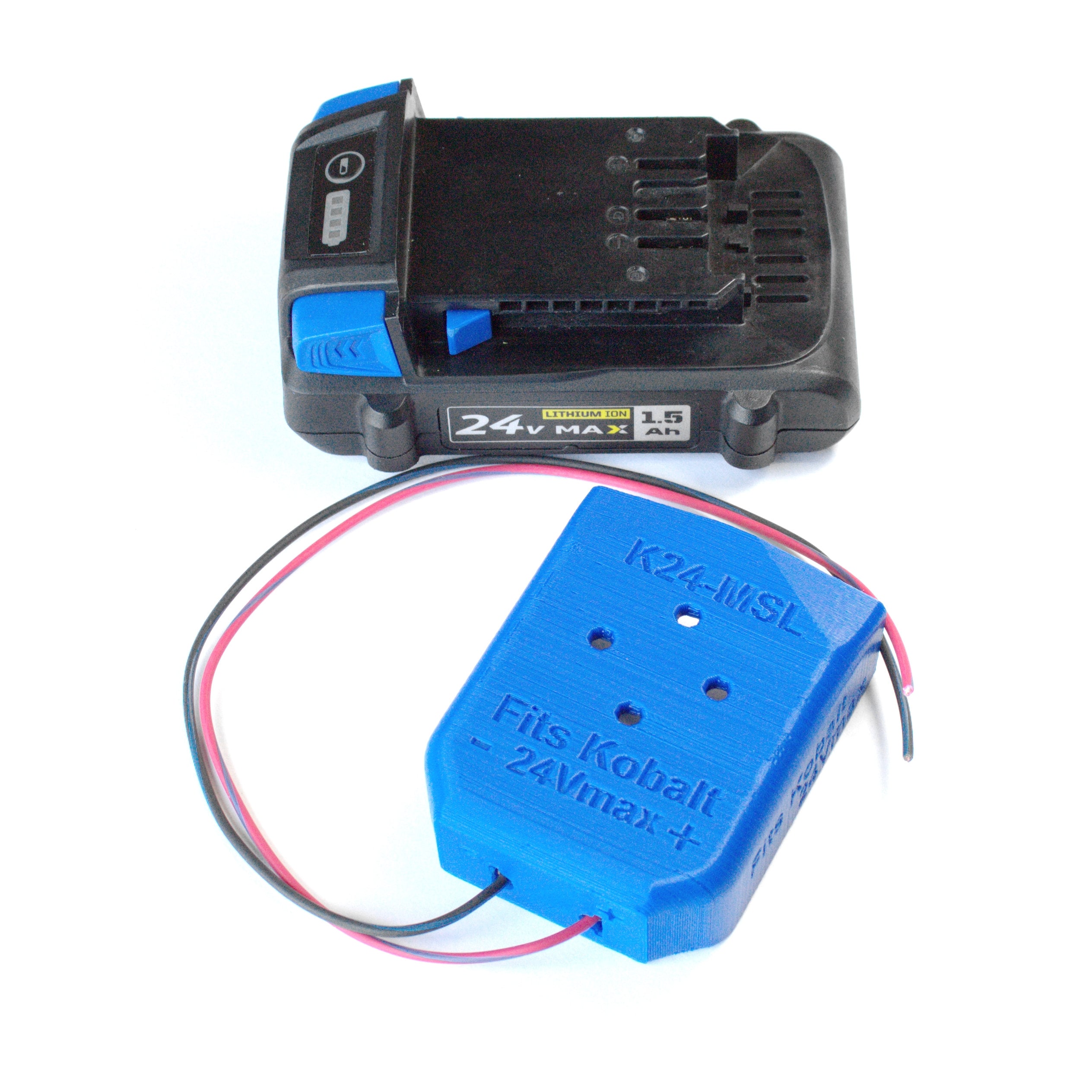 Power Dock Battery Adapter Holder Mount - for Kobalt 24v Battery - KB ...