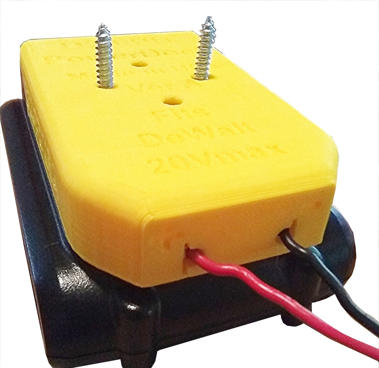 Power Dock for Dewalt D20 20V Battery - Dewalt Power Mount - 14AWG ...