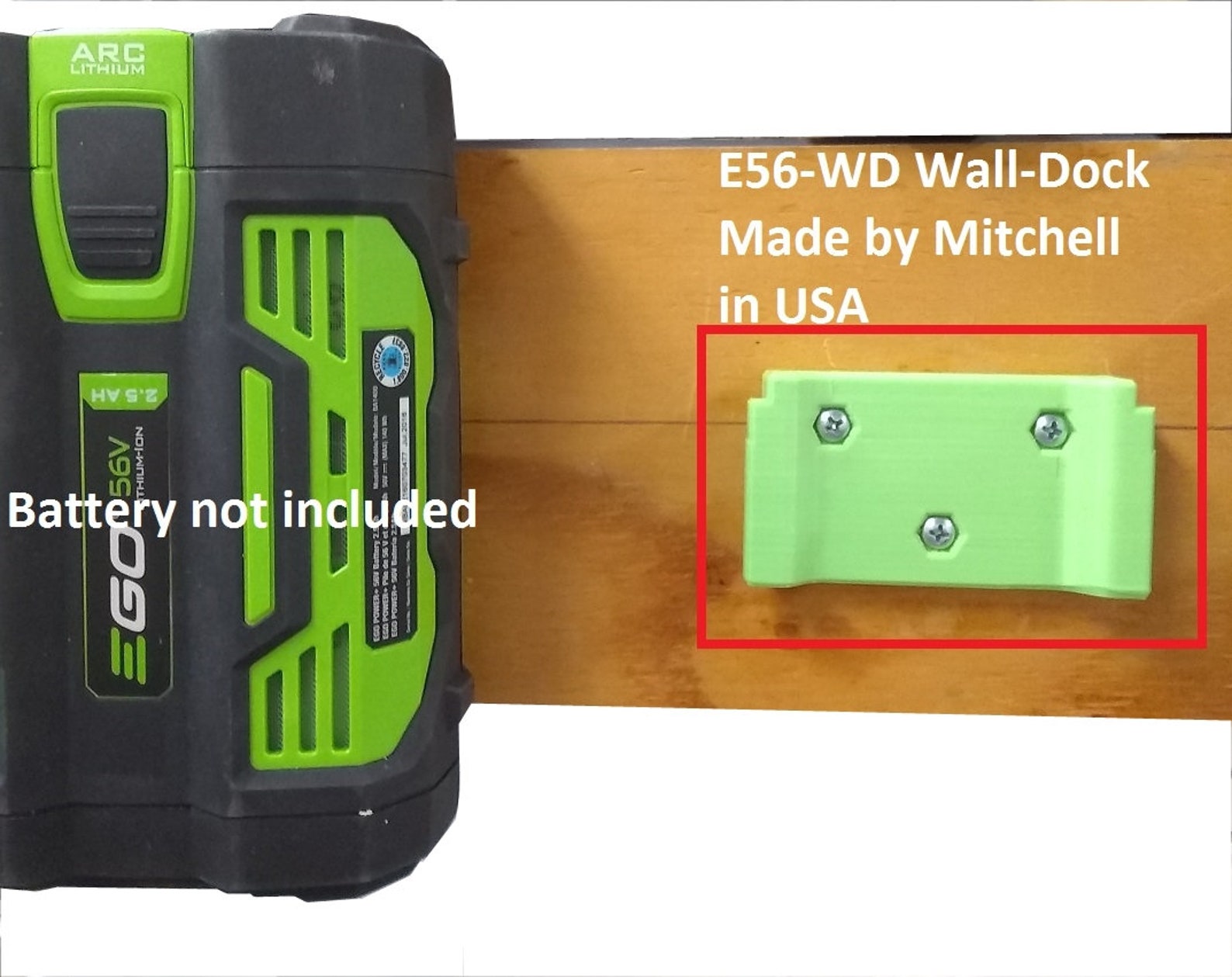 Ego 56V Battery Holder Mount Storage Wall Stud Mount Lawn - Etsy Australia