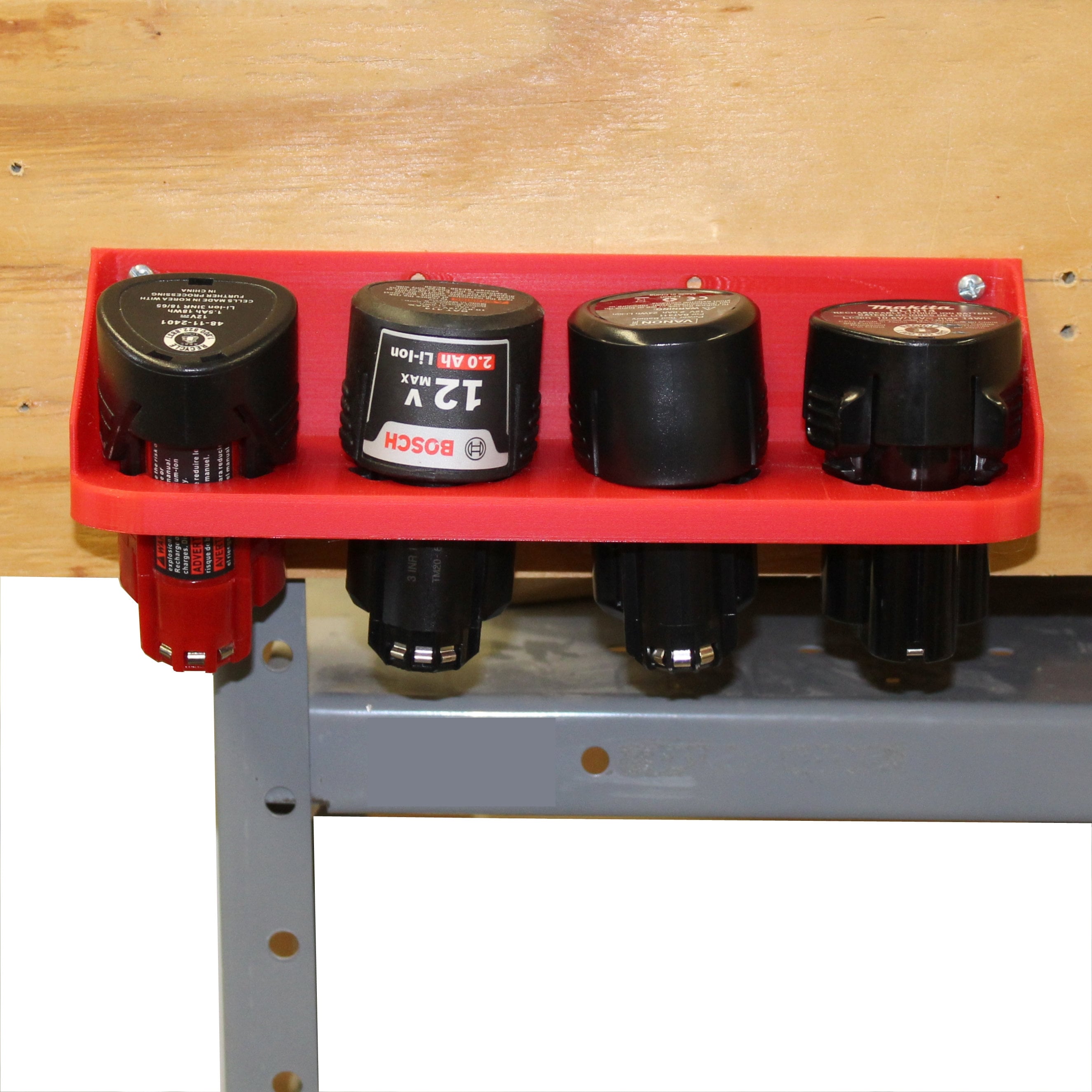 M12 Battery Rack 4-slot Milwaukee M12 12V Also Fits Bosch - Etsy