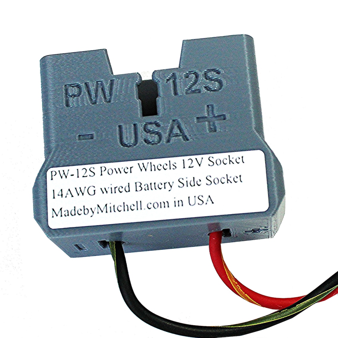 Power Wheels 12V Battery Connector Replace Costly Batteries Upgrade to ...