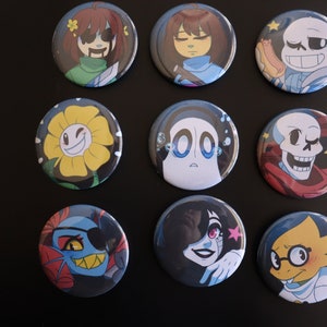 Undertale Button Set - Etsy