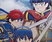 Roy Marth and Ike fire Emblem Legends Art Print - Etsy