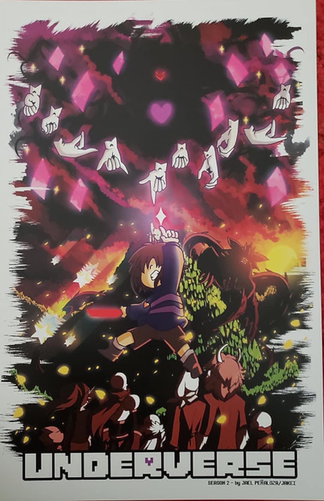 Underverse Season 2 (undertale AU) Art Print - Etsy